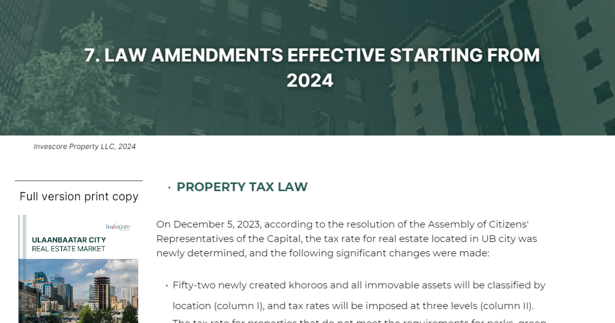 7. Law amendments effective starting from 2024
